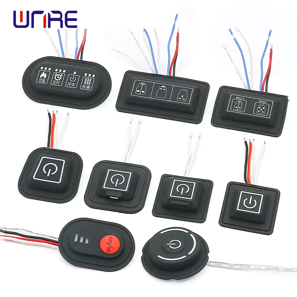 Silicone Push Button Switch Heated Vest Pants Gloves Electirc Heating ...