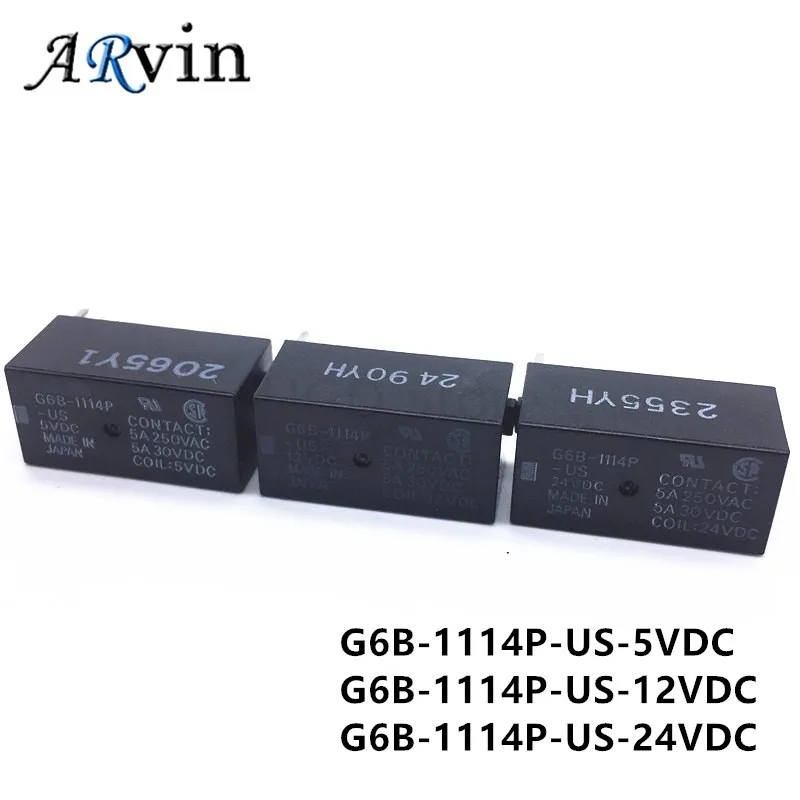 100-Original-New-G6B-1114P-G6B-1114P-US-5VDC-G6B-1114P-US-12VDC-G6B ...