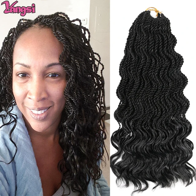 Senegalese Twists With Wavy Ends