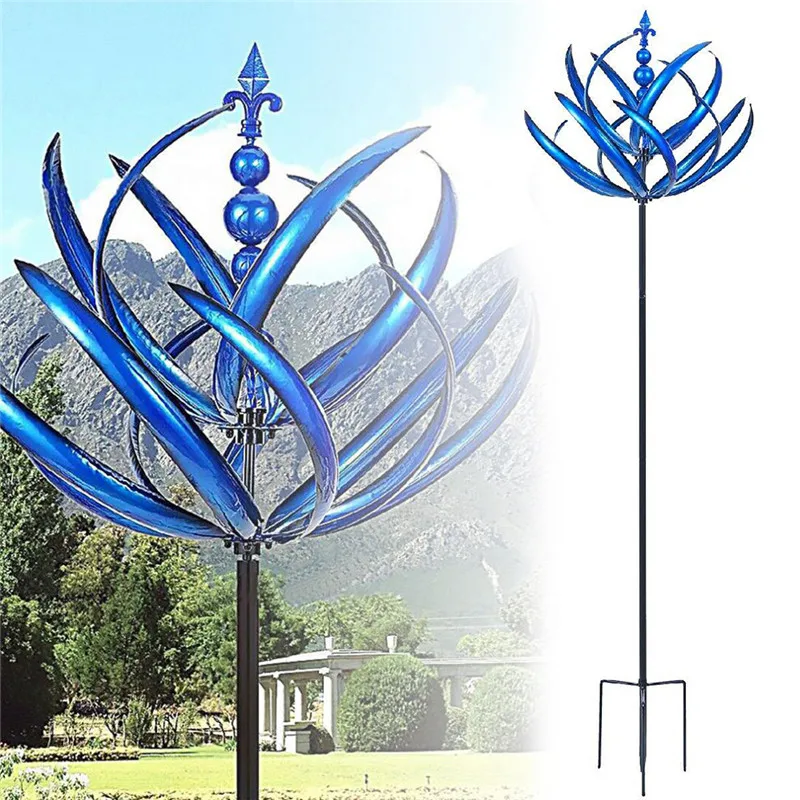 Garden-Decorative-Windmill-Creative-Metal-Wind-Rotator-Garden-Outdoor ...
