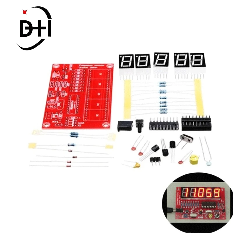 1Hz-50MHz Digital Tube Display DIY Crystal Measure Portable Electronic ...