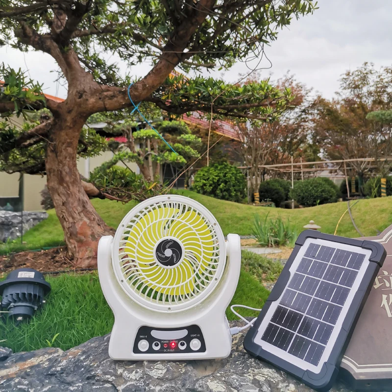 Portable-Solar-fan-Light-Outdoor-Camping-Tent-Picnic-Barbecue-Fishing ...
