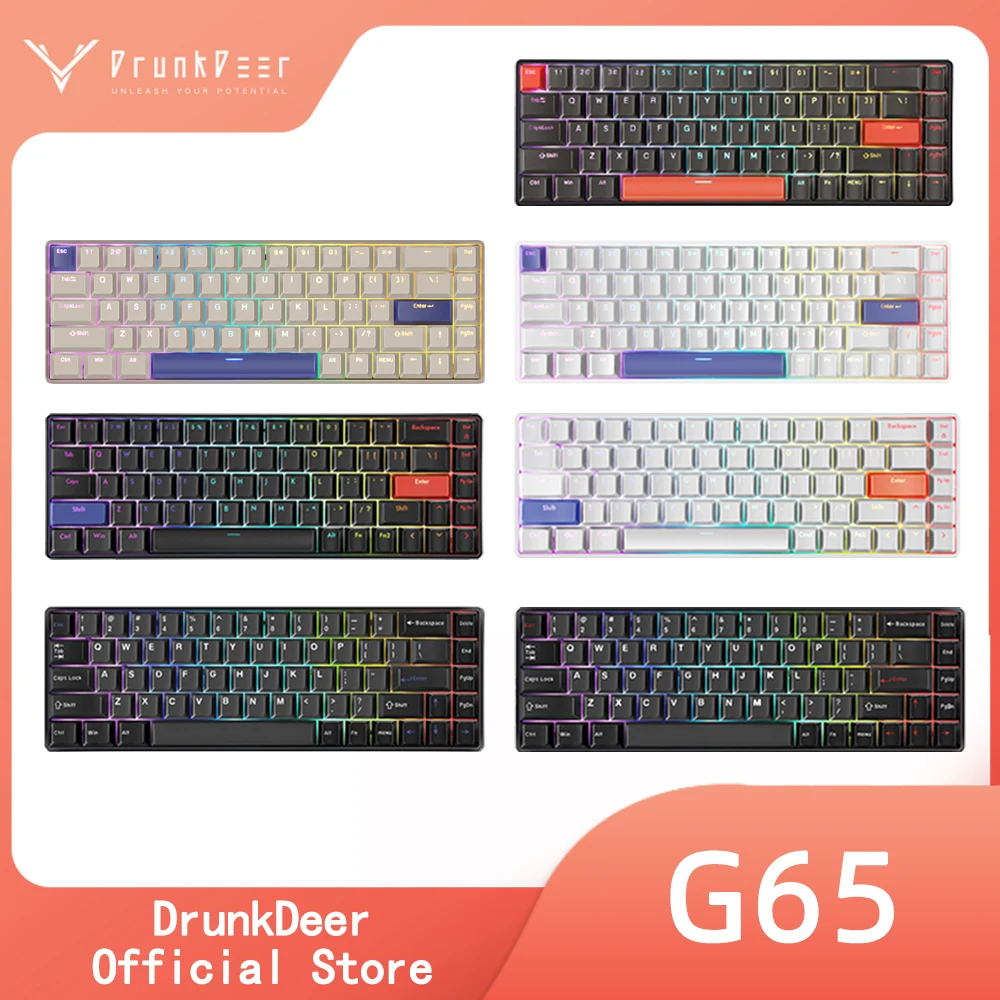 DrunkDeer-G65-Mechanical-Keyboard-Rapid-Trigger-TKL-Gaming-Keyboards-Hyper-Fast-Magnetic-Switch ...
