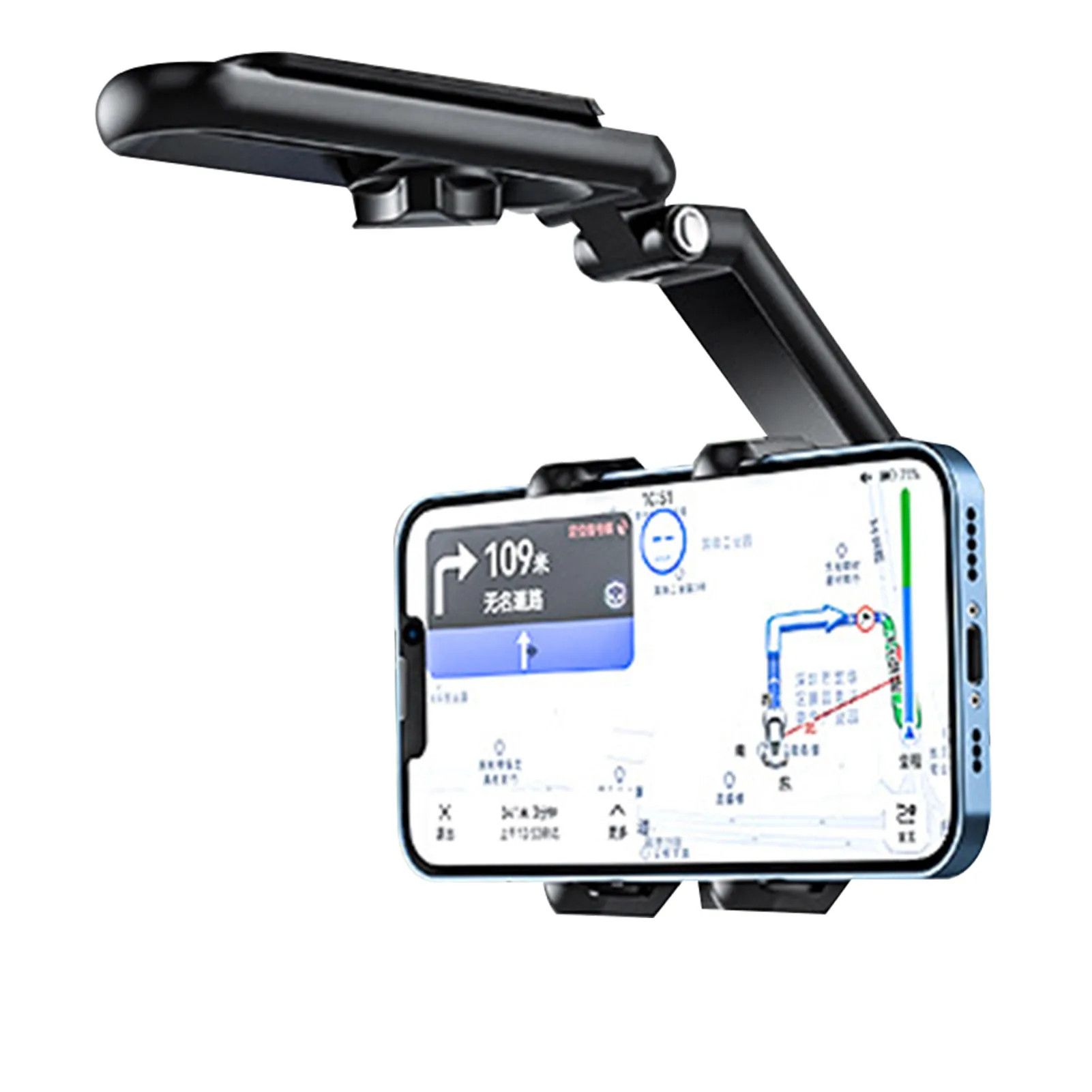 Sun Visor Phone Holder For Car 1080 Degree Rotating Universal ...