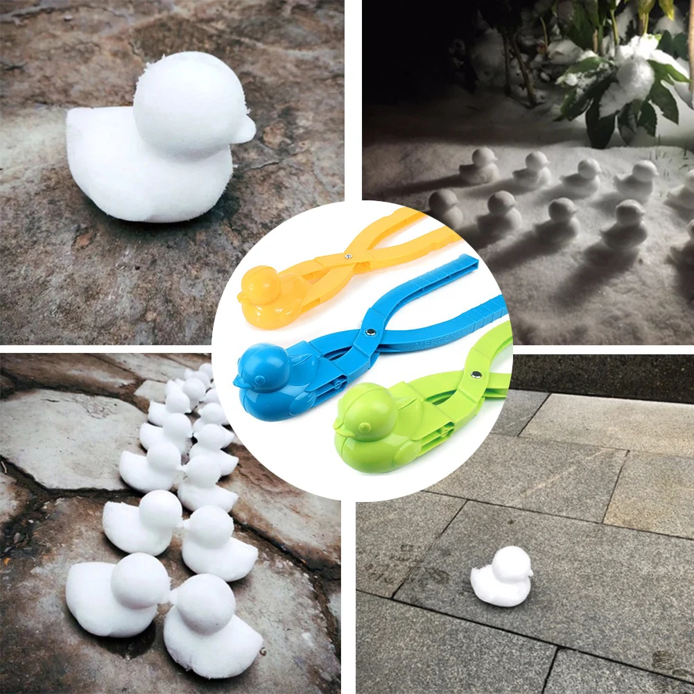 Cartoon-Duck-Snow-Ball-Maker-Clip-with-Handle-Snowballs-Mold-Shovel ...