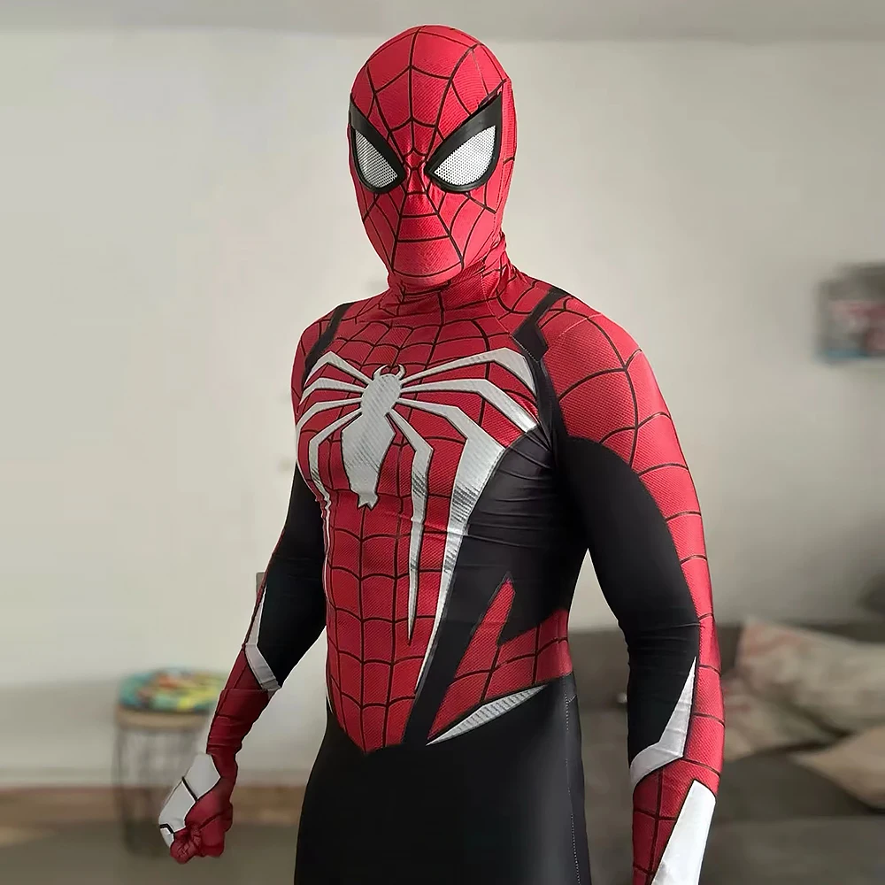 Traje de Cosplay de Spiderman para niños, trajes avanzados de Spider ...