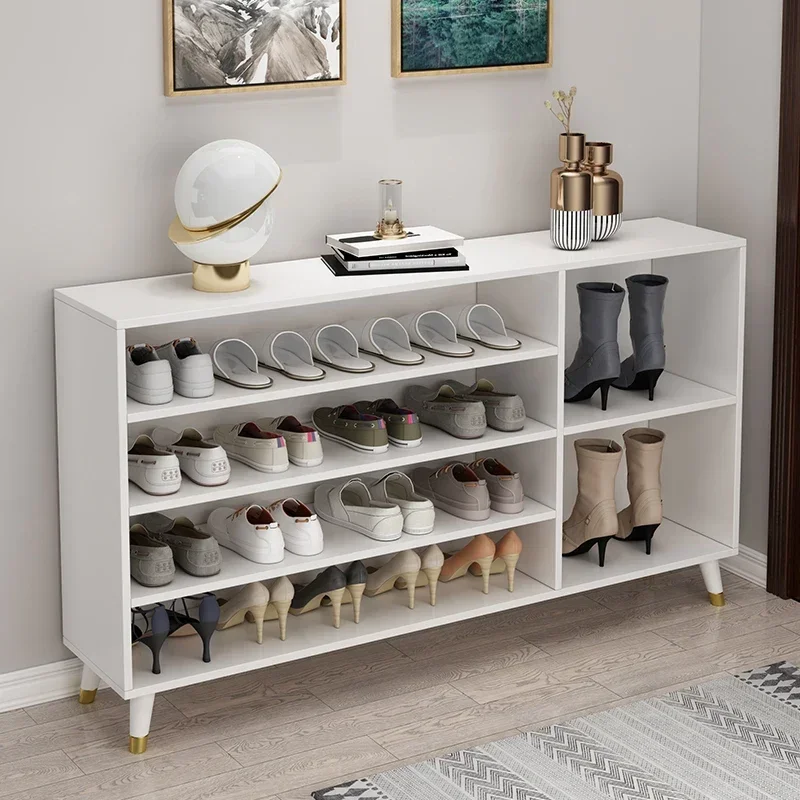 White-Indoor-Shoe-Rack-Nordic-Space-Saving-Modern-Designs-Shoe-Rack ...