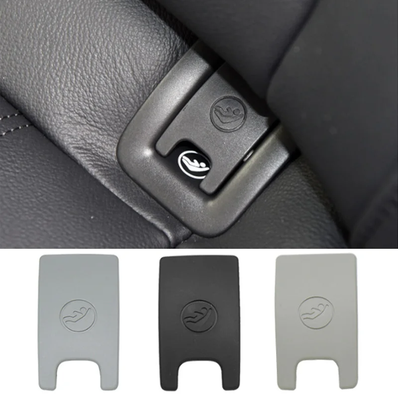 Car Rear Seat Hook ISOFIX Cover Child Restraint For Audi A4 A6 Black ...