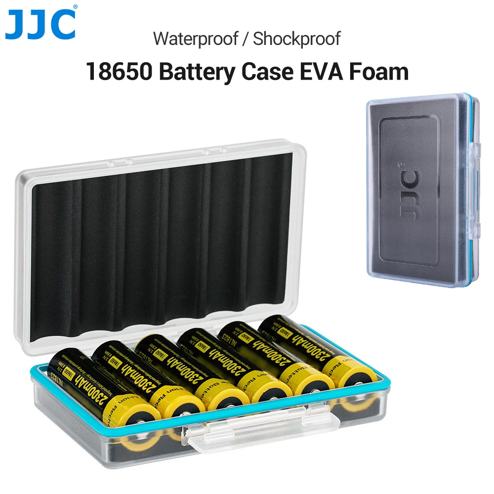 Jjc Durable Weatherproof Battery Storage Case Battery Holder Box ...