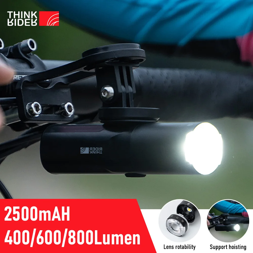 Anti-glare-800LM-Bike-Light-Front-Lamp-USB-Rechargeable-LED-2500mAh ...