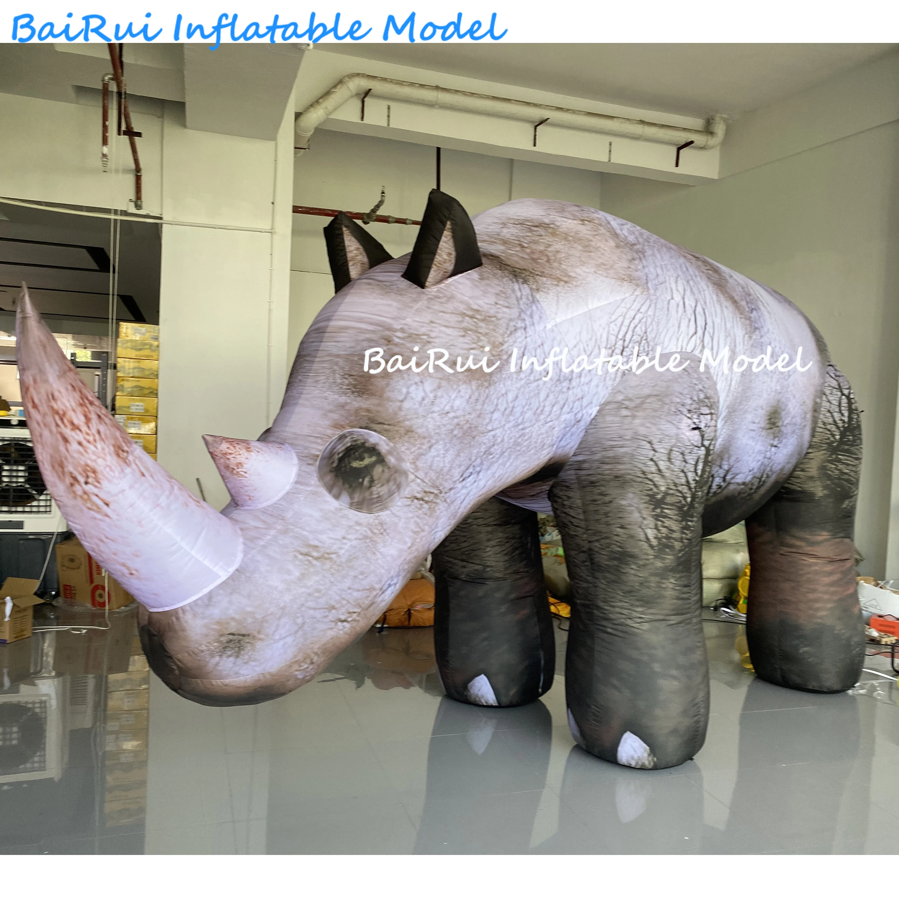 Giant-Inflatable-Rhino-Air-Blow-Lifelike-Rhinoceros-Jungle-Tropical ...