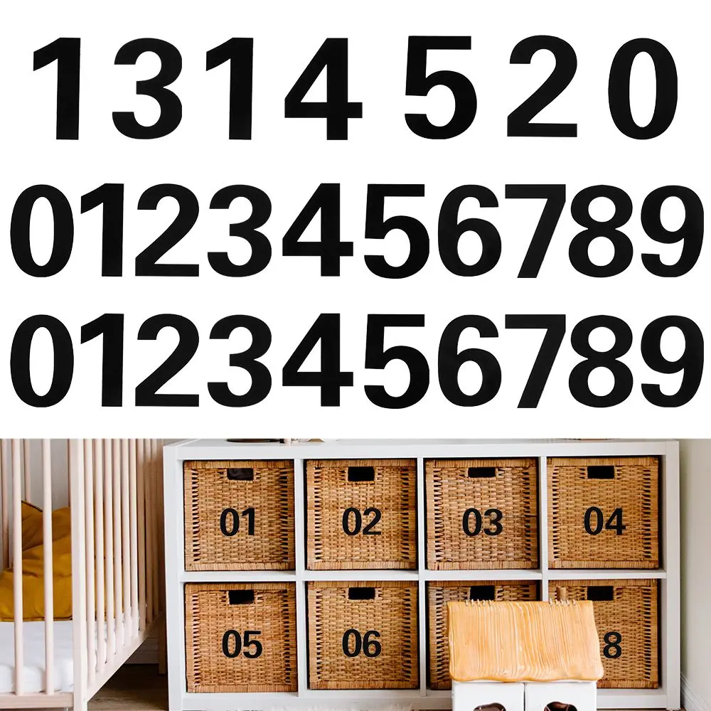 Acrylic-Self-adhesive-Hotel-Home-Sticker-Address-Door-Plate-Number ...