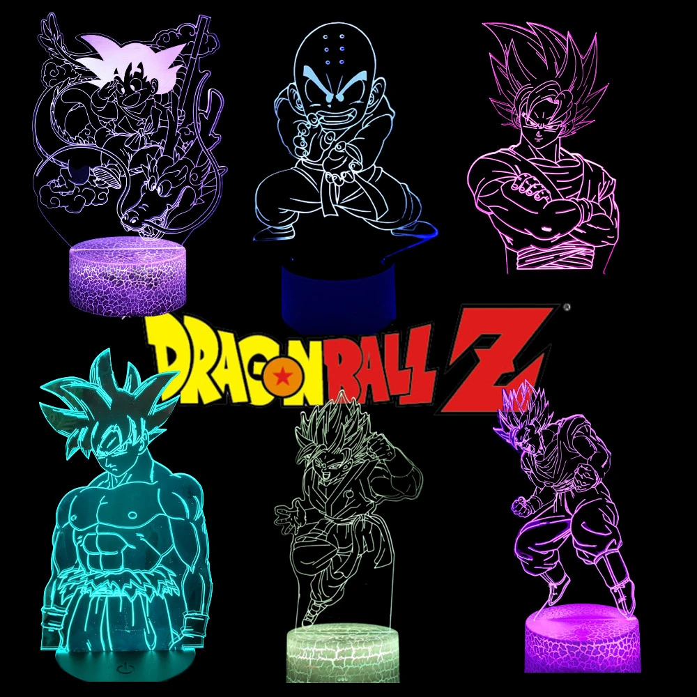 Dragon Ball Z Action Figures Led | Lamp Dragon Ball Z Figure - Dragon ...