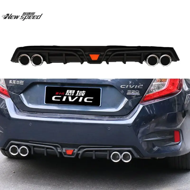 RG-10th-Gen-Civic-Sedan-Double-Rear-Bumper-Lip-Car-Modification ...