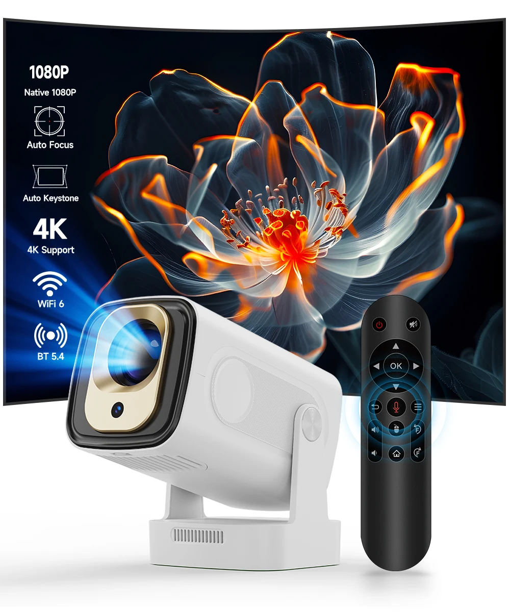 Magcubic Android 11 330ANSI HY310 proyector 4K nativo 1080P enfoque ...