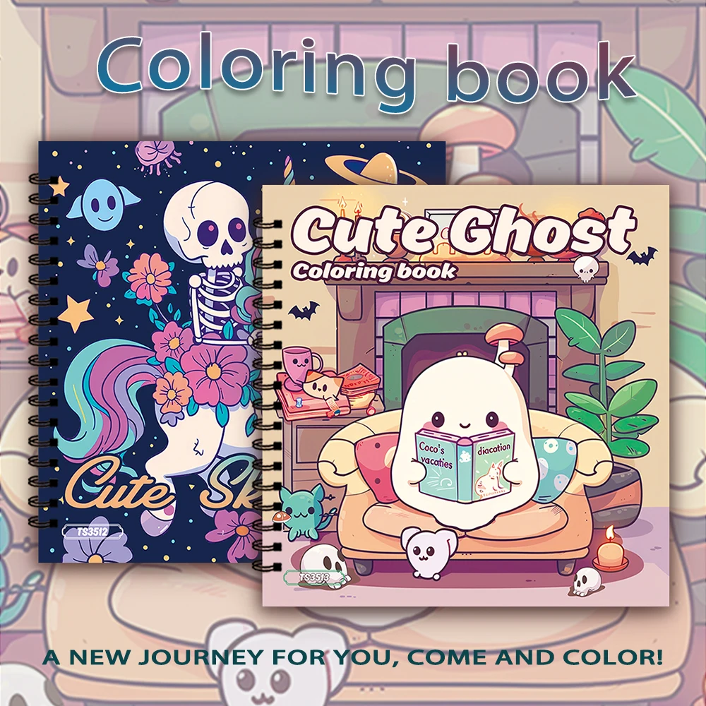 30-Sheets-Spiral-Coloring-Book-8-3x-8-3in100gsm-Thick-Paper-for-Adult ...