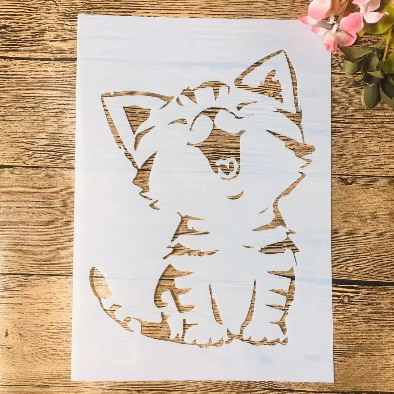Kitten Stencil