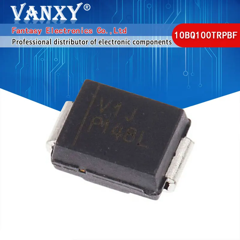 10pcs 10BQ100TRPBF 10BQ100 DO-214AA SMB 10BQ015 10BQ030 10BQ040 10BQ060 ...