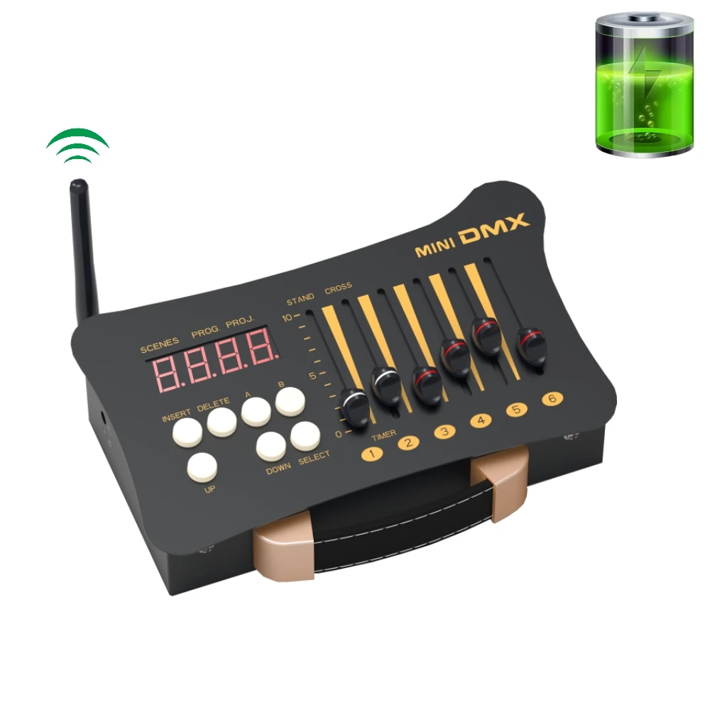 54-Channels-DMX-Controller-Mini-Portable-DMX-512-Controller-Lighting ...