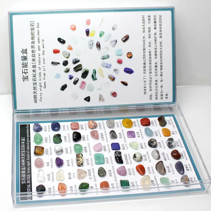 Mineral-Ore-Specimens-for-Children-48-Kinds-of-Crystal-Stone-Mineral ...