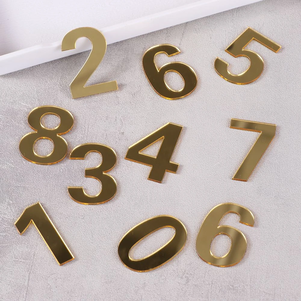 Self-adhesive Hotel Home Sticker Address Acrylic House Drawer Sign Door ...