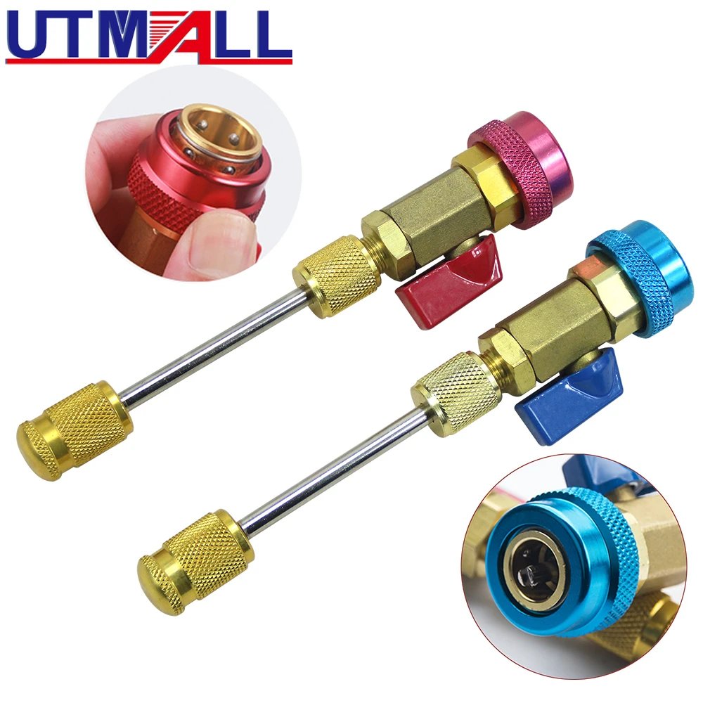 R134a R1234yf Quick Valve Core Remover Installer Tool High Low Pressure ...