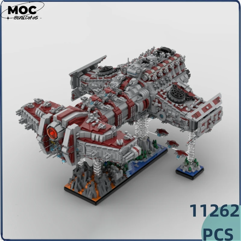 Moc-Building-Blocks-Starcrafted-Battlecruiser-Technology-Bricks-Science ...