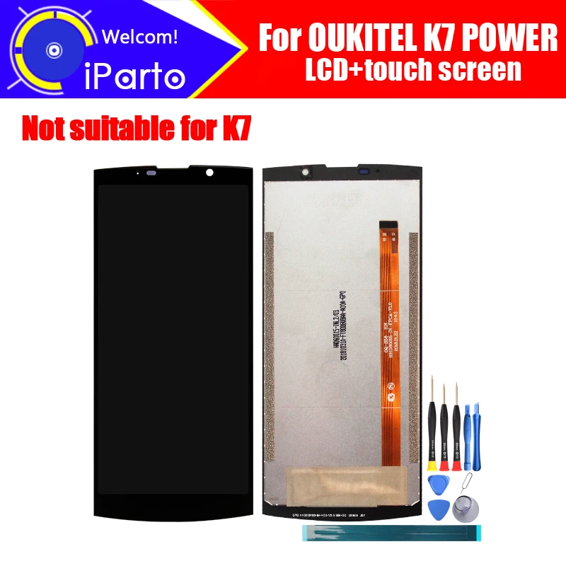6.0 인치 OUKITEL K7 전원 LCD 디스플레이 + 터치 스크린 디지타이저 어셈블리, K7 전동 공구 용 100% 오리지널 신제품 LCD + 터치 디지타이저|휴대폰 ...