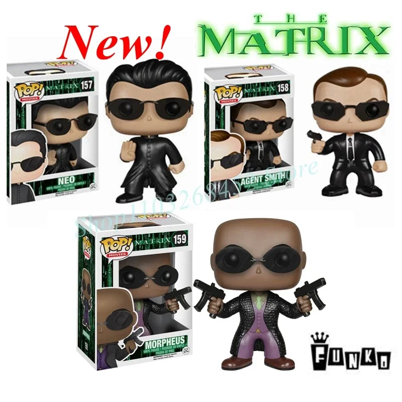 FUNKO POP Movie&TV The Matrix NEO #157 Agent Smith #158 Morpheus #159 ...