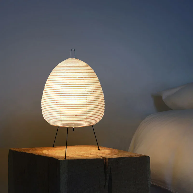 Japanese-Style-LED-Rice-Paper-Desk-Lamp-Tricolor-Dimming-Home-Art ...