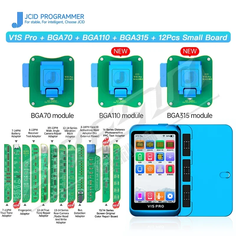 JCID-V1S-PRO-Programmer-with-BGA315-BGA110-BGA70-BGA60-Socket-for ...
