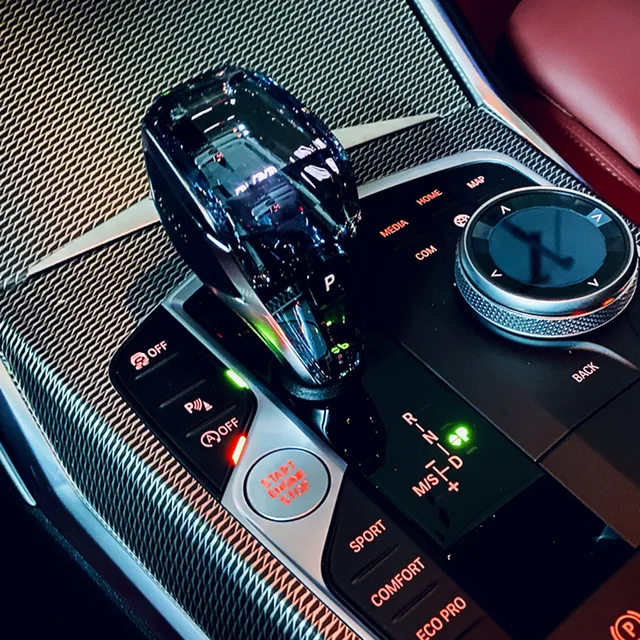 Suitable for the whole series of BMW crystal gear shift head LED hand ...