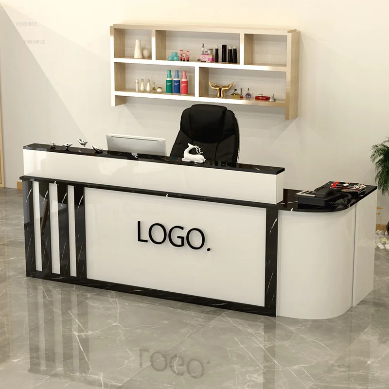 Showroom Counter Table Design
