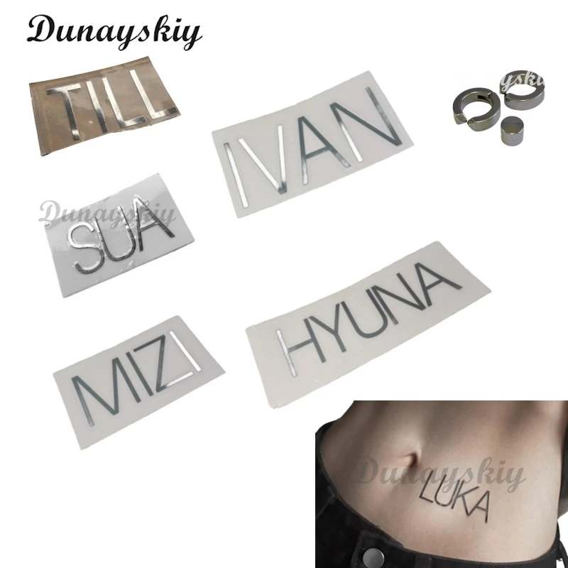 ALIEN STAGE Mizi Sua Luka Till Ivan HYUNA Cosplay Silver Glossy Choker ...
