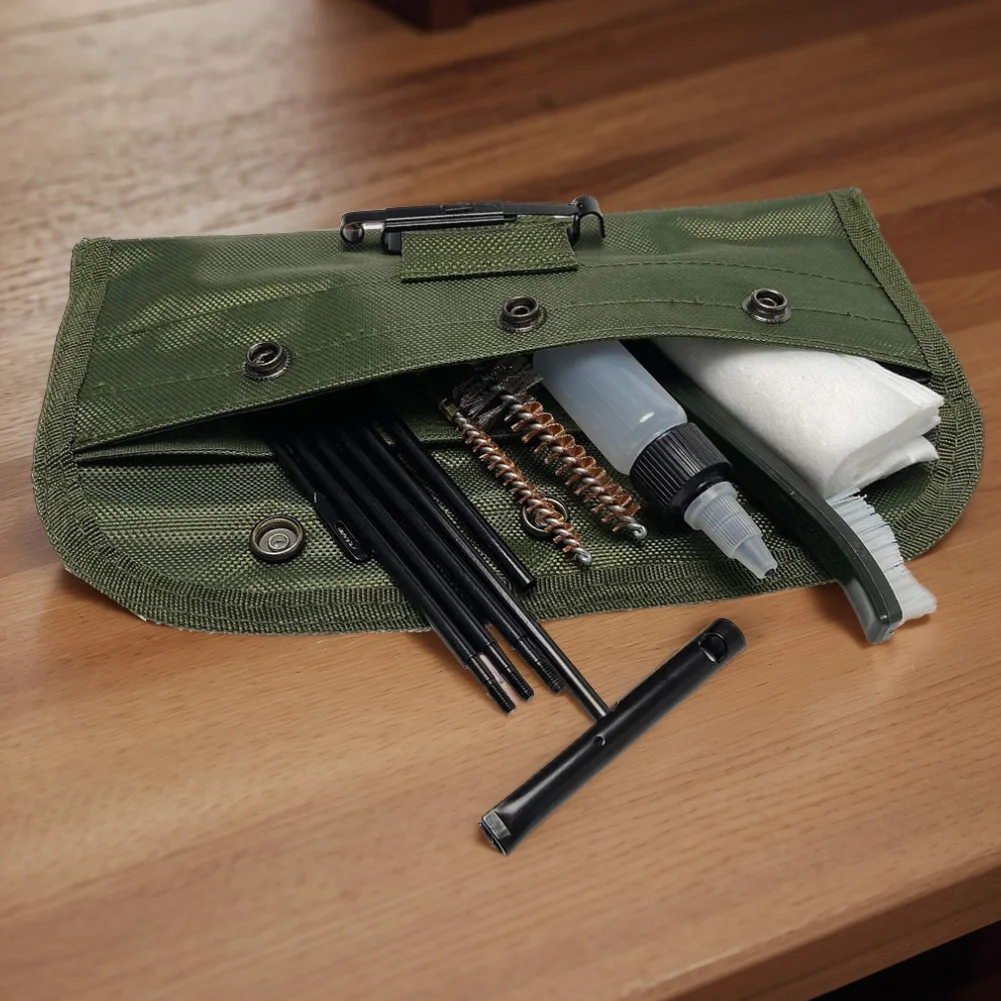 12pcs-Set-Gun-Barrel-Cleaning-Kit-Pistol-Handguns-Rod-Cleaner-Brush ...