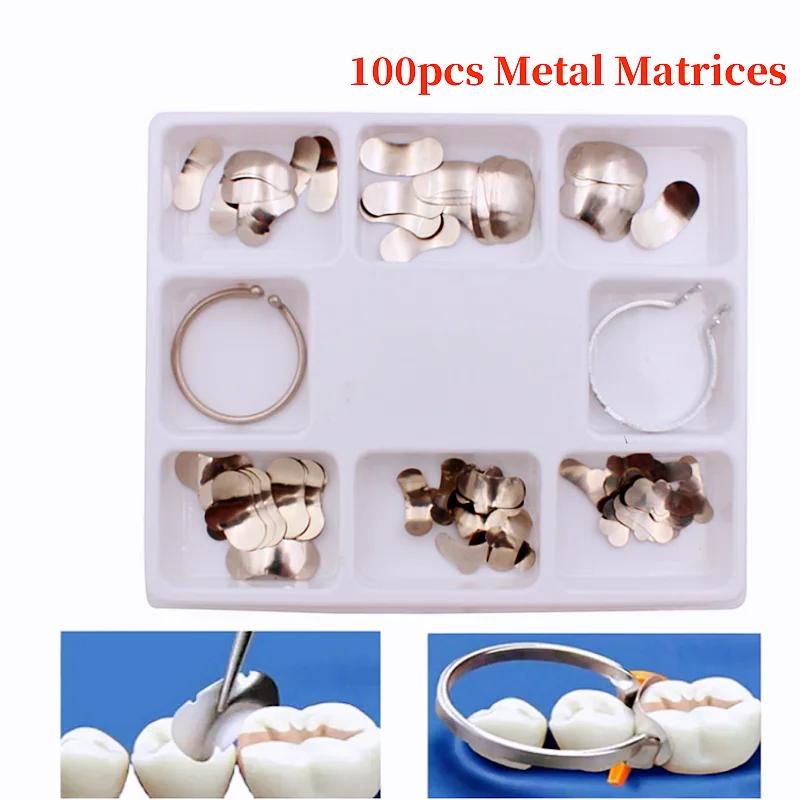 100Pcs-Dental-Matrix-Sectional-Contoured-Metal-Matrices-No-1-398-lmws-2 ...