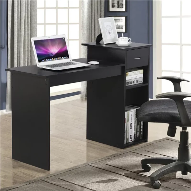 Smilemart small home office desk with storage drawer store