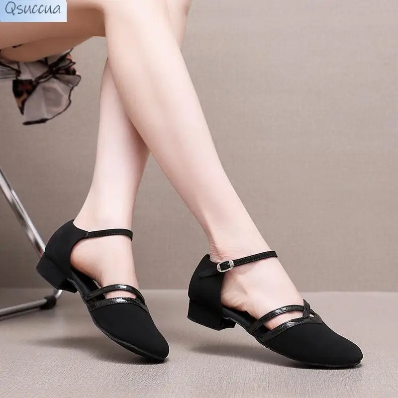 Girls-Dance-Shoes-Ballroom-Latin-Dance-Shoes-Soft-Women-Ladies-Tango ...