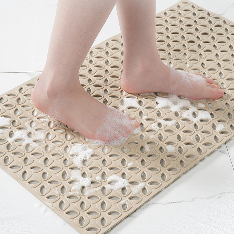 Bathroom Anti Slip Bath Mat Anti Fall Floor Mat Household Bathroom ...