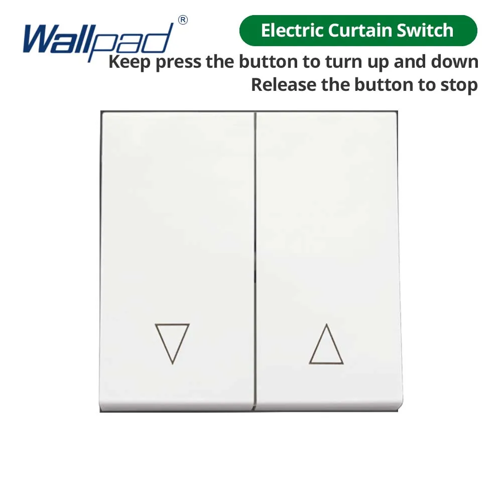 Wallpad-2-Gang-Reset-Wall-Electric-Curtain-Switch-Module-Momentary ...
