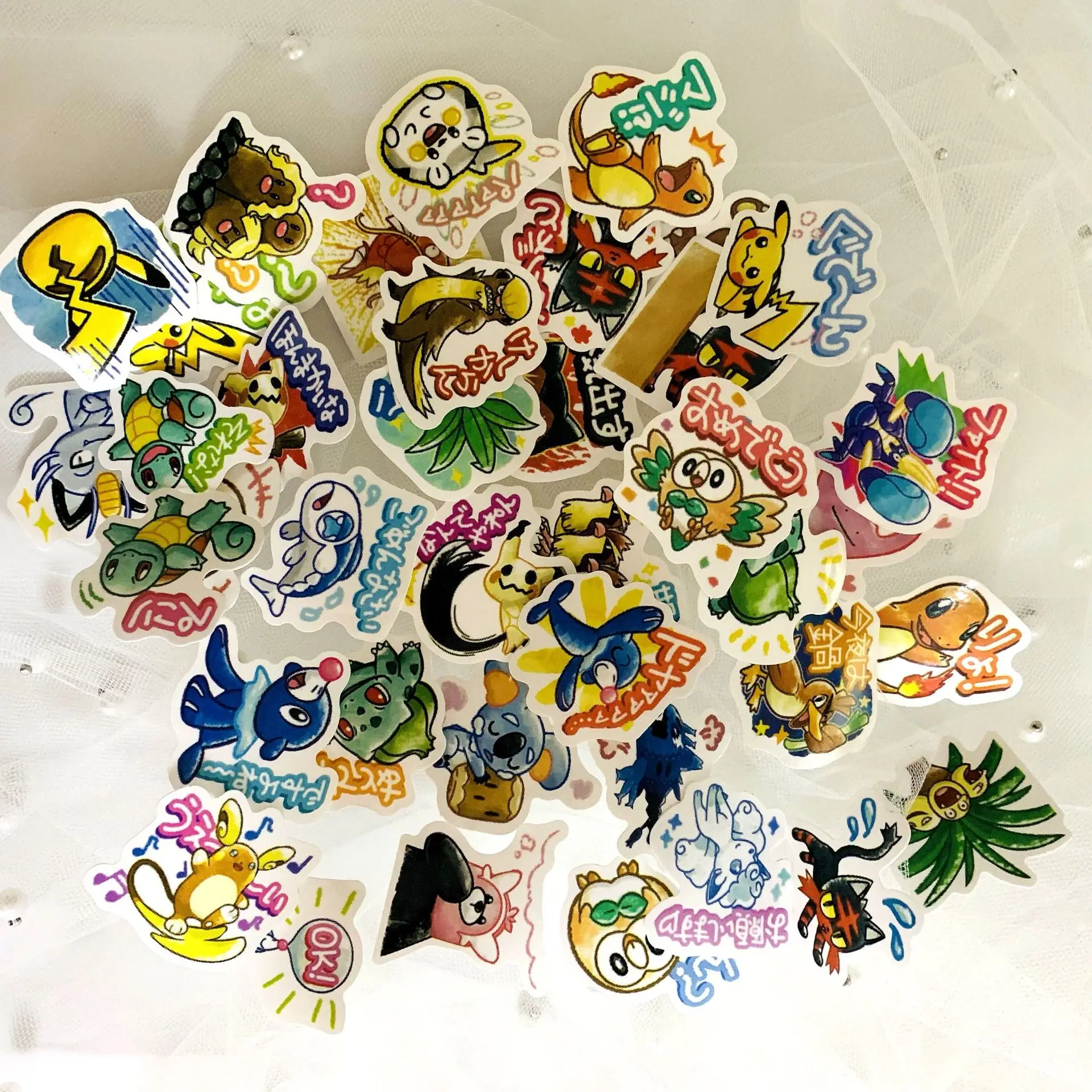 new-Pokemon-Pikachu-Waterproof-Stickers-Bottles-Laptop-Decals-Kids ...