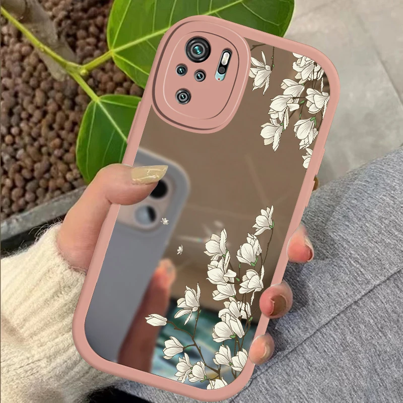 Korea Cute Flower Case for Xiaomi Redmi Note 10 Pro Max 10S 9S 9Pro 8 7 ...