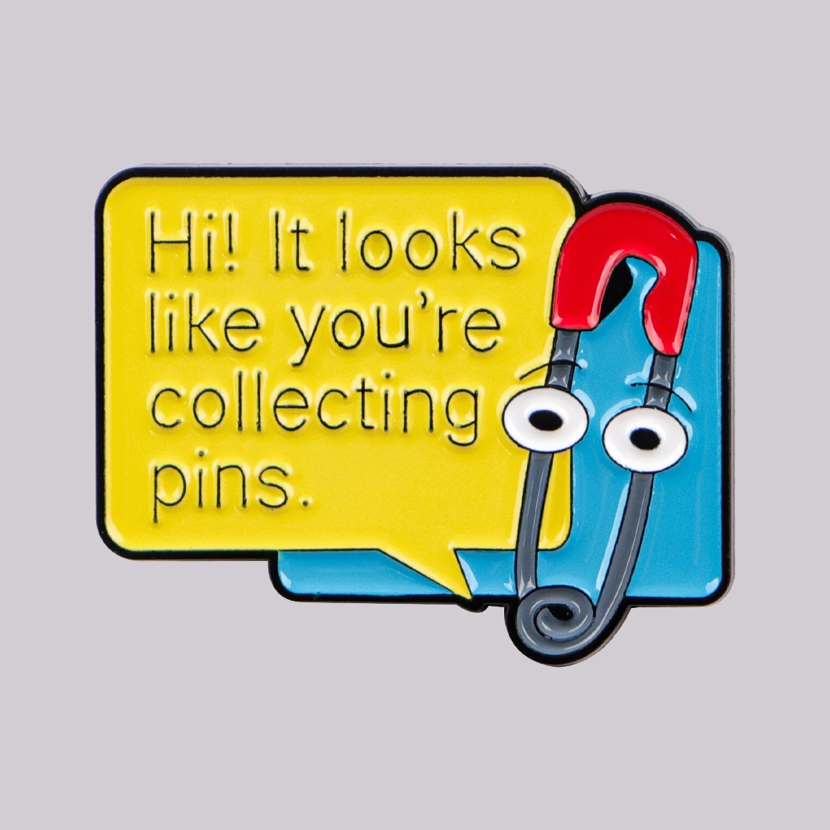"Collecting pins" Enamel Pin Quotes Brooch Pines Lapel Pins Badge on ...