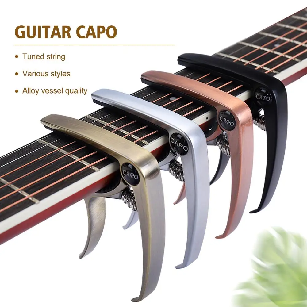 Guitar-Capo-Aluminium-Alloy-Metal-Wood-Grain-Transposition-Accessories ...