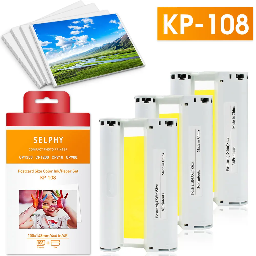 Compatible-for-Canon-Selphy-Color-Ink-and-Paper-Set-CP1500-CP1300 ...
