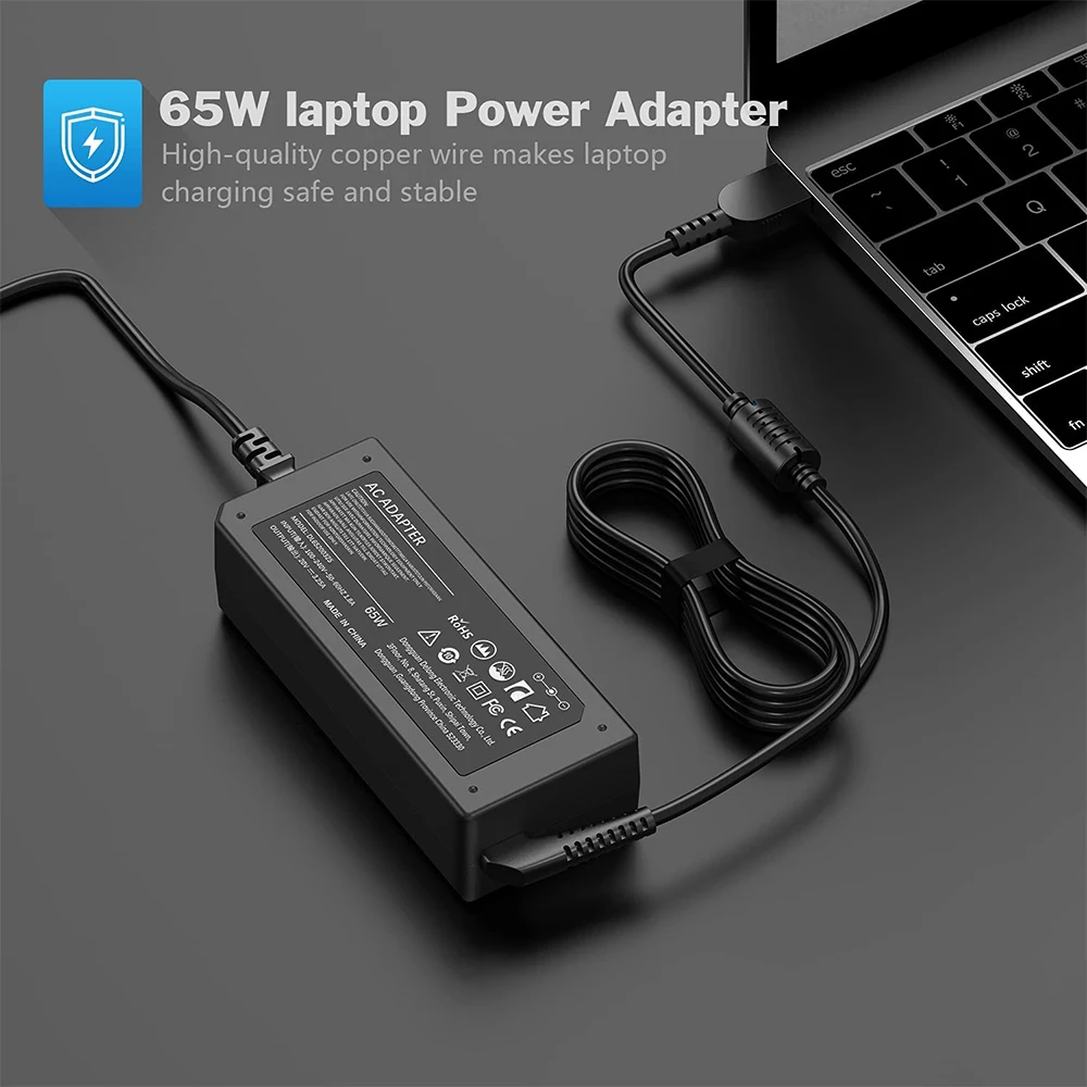 65W Laptop Charger for Lenovo Thinkpad T470S T460 E531 E570 E560 L470 ...