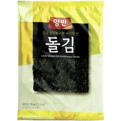 Salted sea algae chips roasted Nori Snack 3.5G-Dongwon - AliExpress 2
