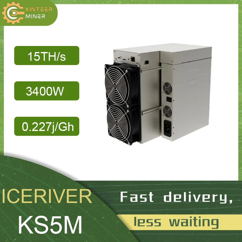New-IceRiver-KS0-Ultra-KS5L-KS5M-KAS-Miner-Kaspa-Mining-Machine-Free ...