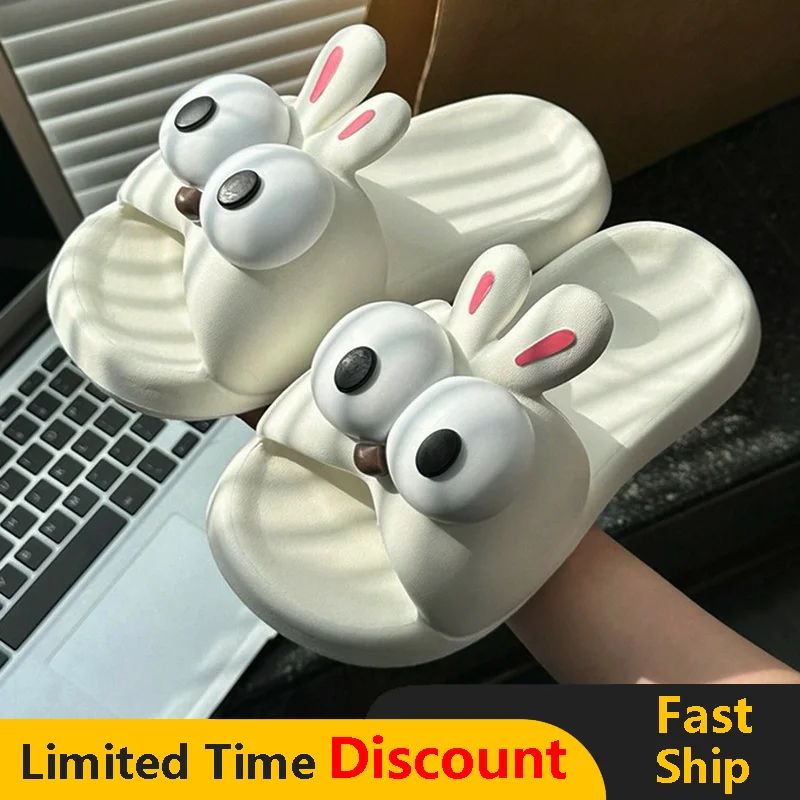 2024-Women-Cute-Slides-Summer-Outdoor-Sandals-Non-Slip-Cloud-Rabbit ...