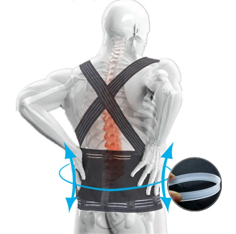Men-Back-Support-Belt-Back-Pain-Heavy-Lift-Working-Belt-Protector ...
